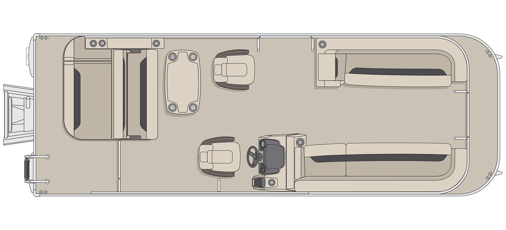 Vectra® 25 RL (2020) - Pontoons - Princecraft®